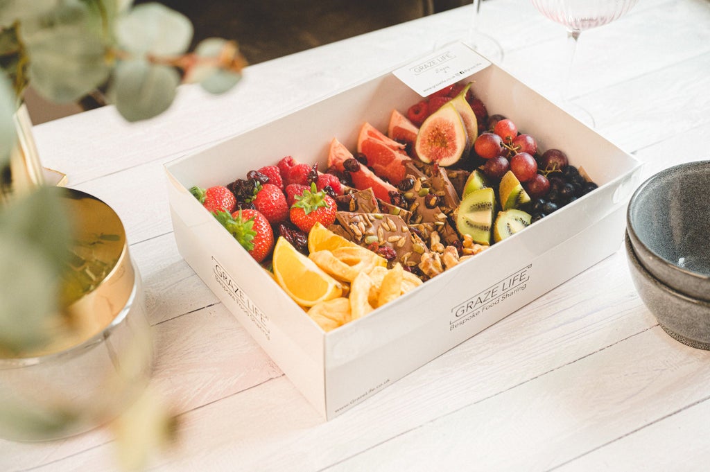 Fruit and Chocolate Graze Box. The Lounge by Graze Life. Berkhamsted ...