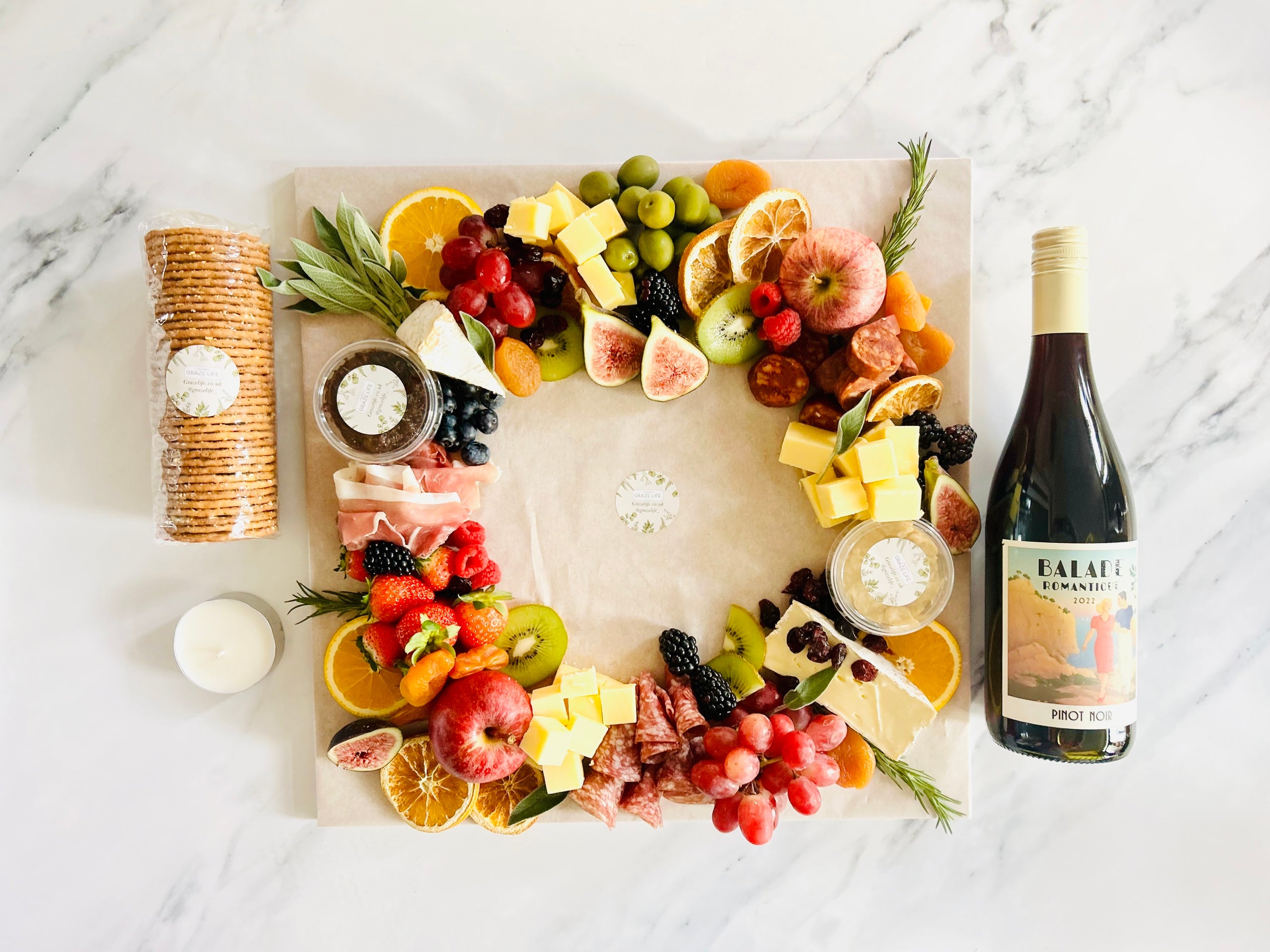 Christmas Cheese, Charcuterie & Fruit Feast | Graze Life | Hemel ...